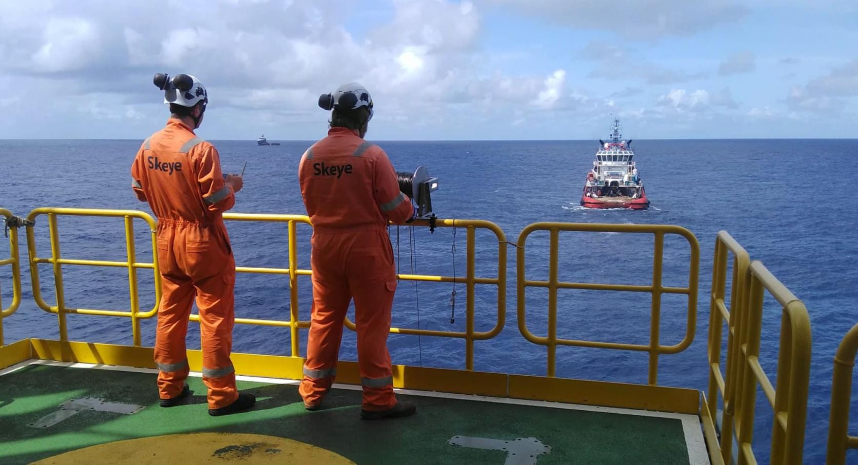 Skeye carried out a drone operation offshore in Guyana