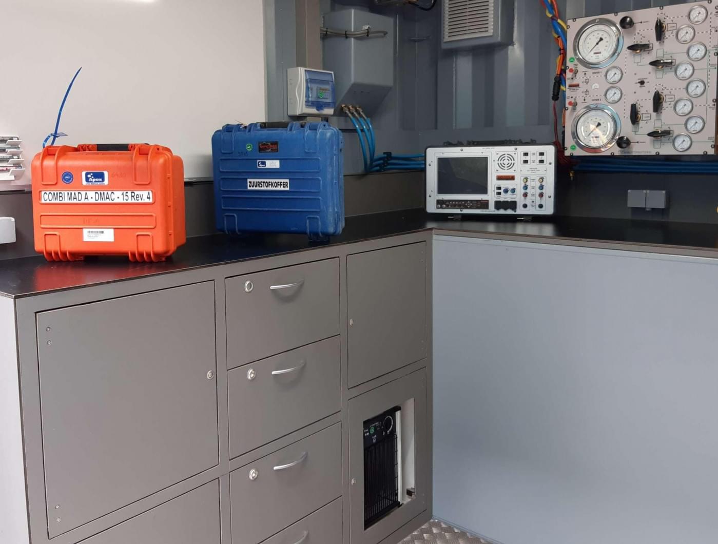 First of 10 Inshore Diving Containers