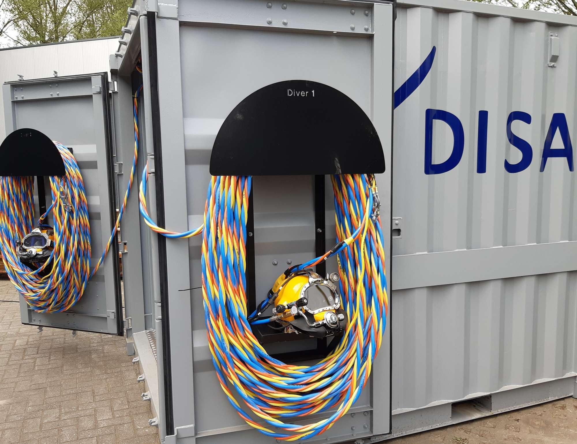 First of 10 Inshore Diving Containers